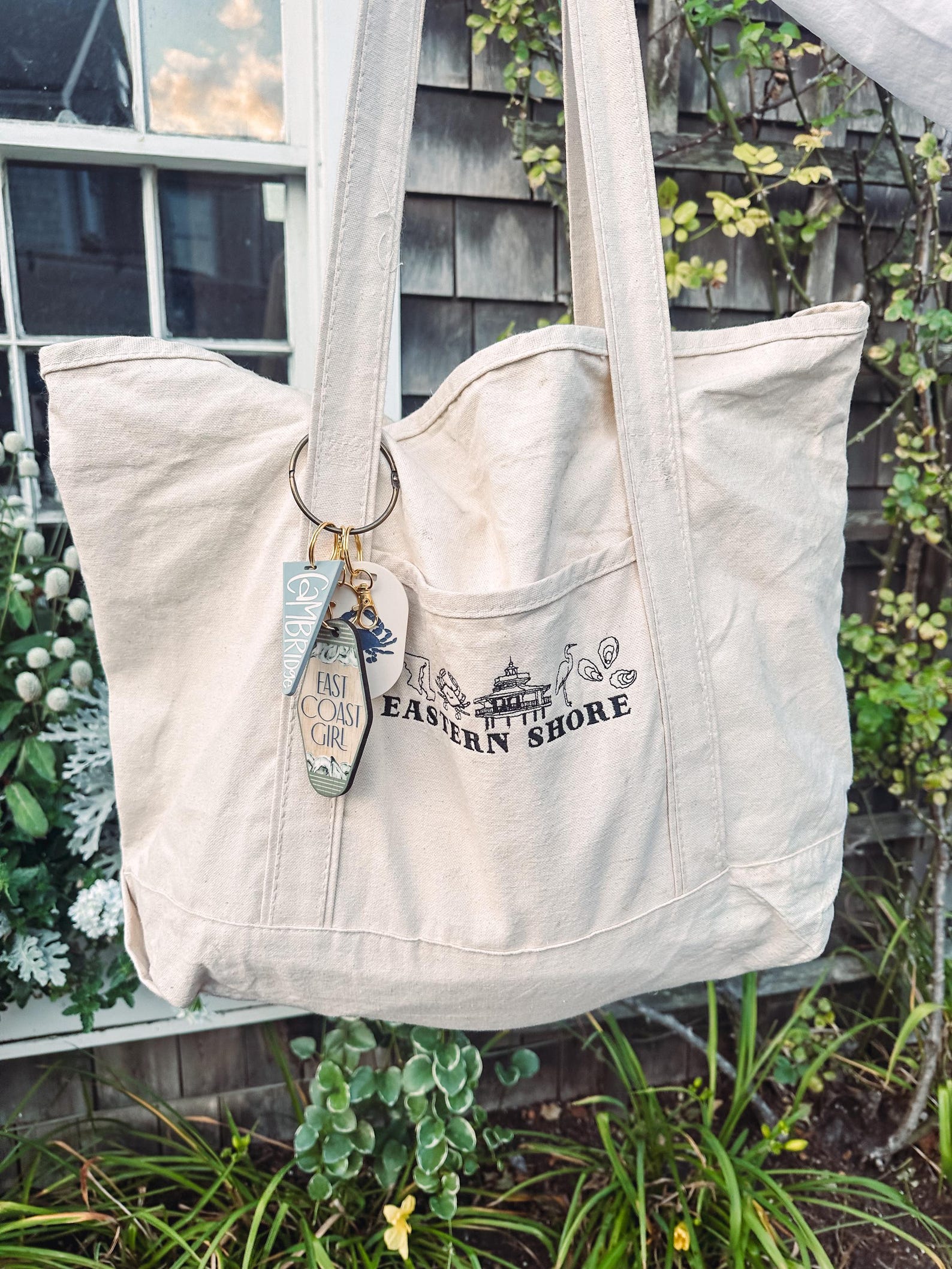 Acrylic Pennant Keychain | Eastern Shore | East Coast Keychain ...