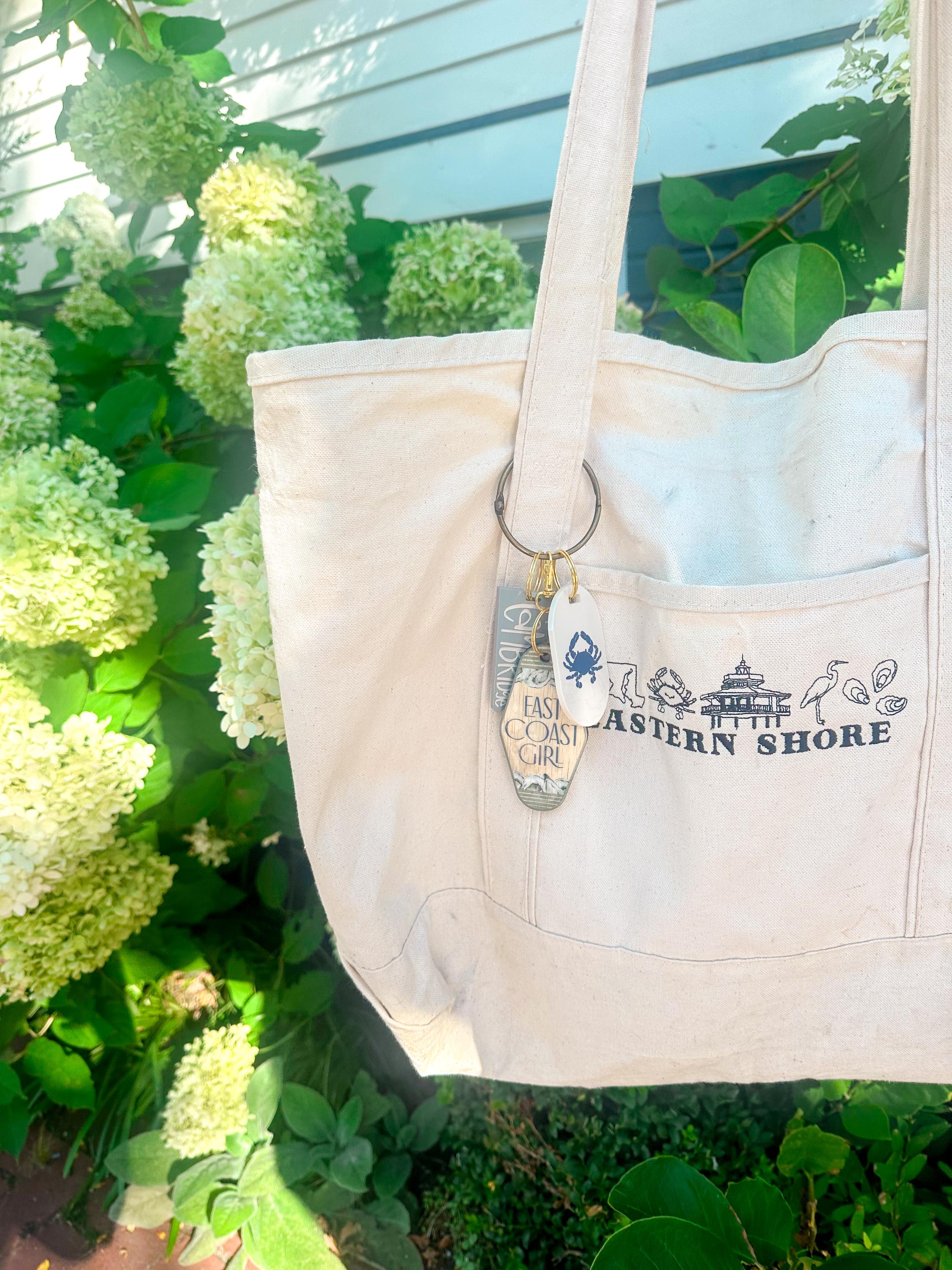 Acrylic Pennant Keychain | Eastern Shore | East Coast Keychain ...