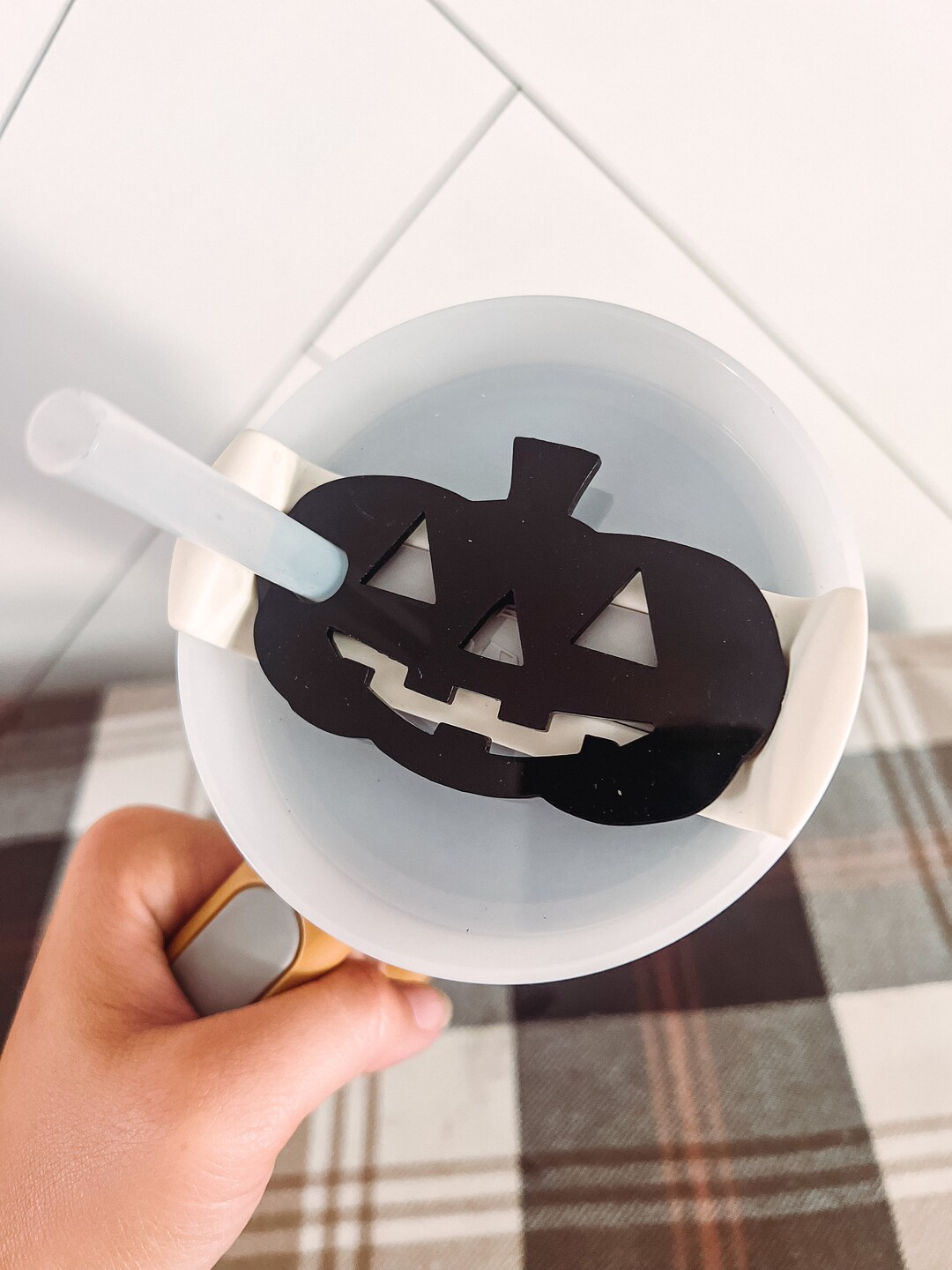 Pumpkin Stanley Tumbler Lid Topper | Stanley Lid Accessory | Halloween ...