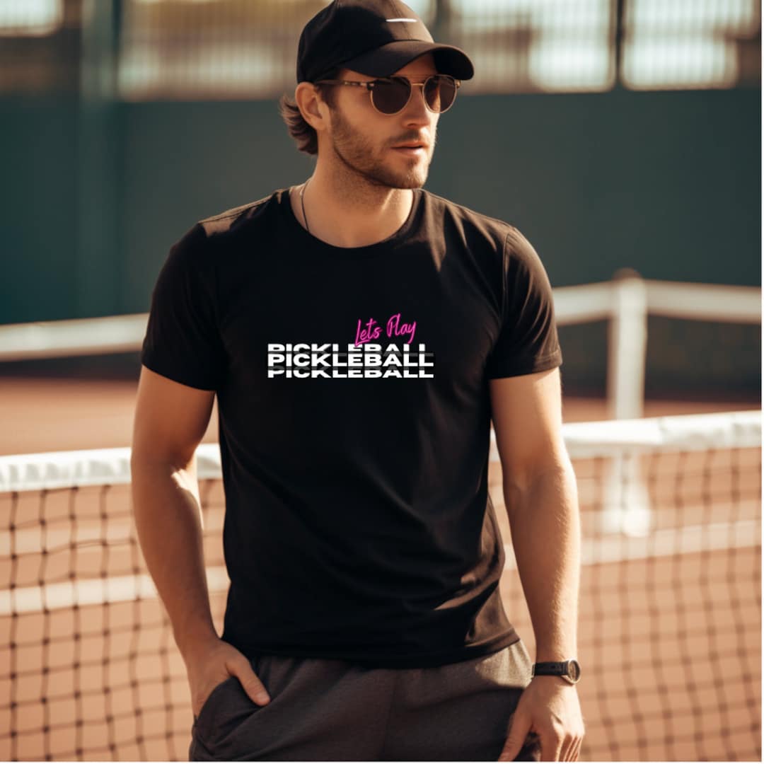 Pickleball Lets Play| Pickleball T-shirt | Pickleball Passion! - Show ...