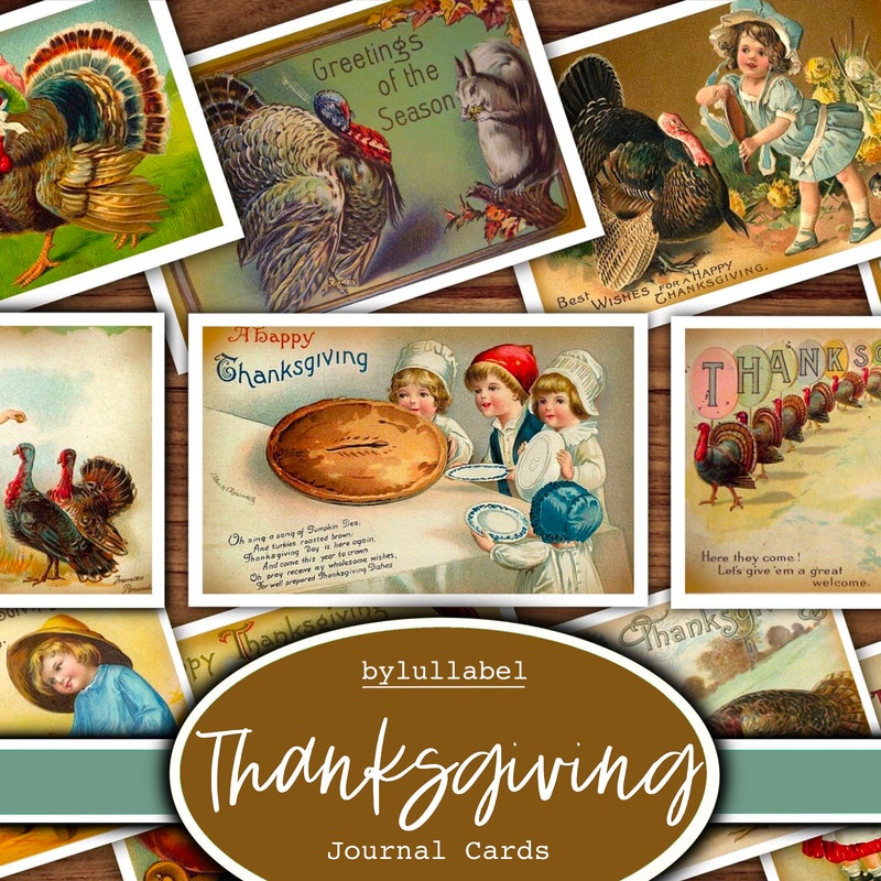Thanksgiving Vintage Cards - Etsy