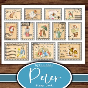 Peter Rabbit and Friends Stamp Pack, Ephemera, Stationary Supplies ...