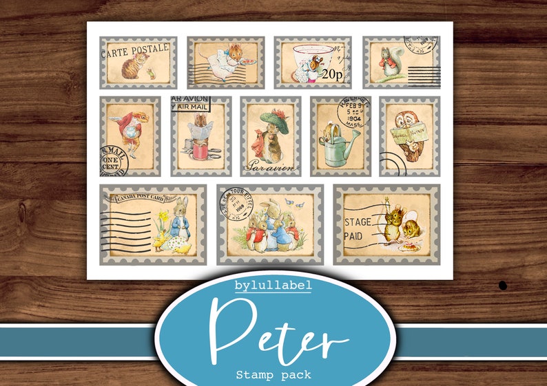 Peter Rabbit and Friends Stamp Pack, Ephemera, Stationary Supplies ...