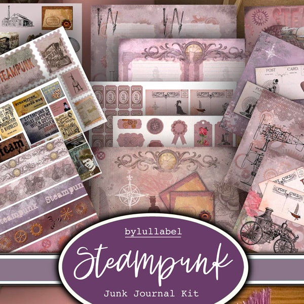 Steampunk Labels - Etsy