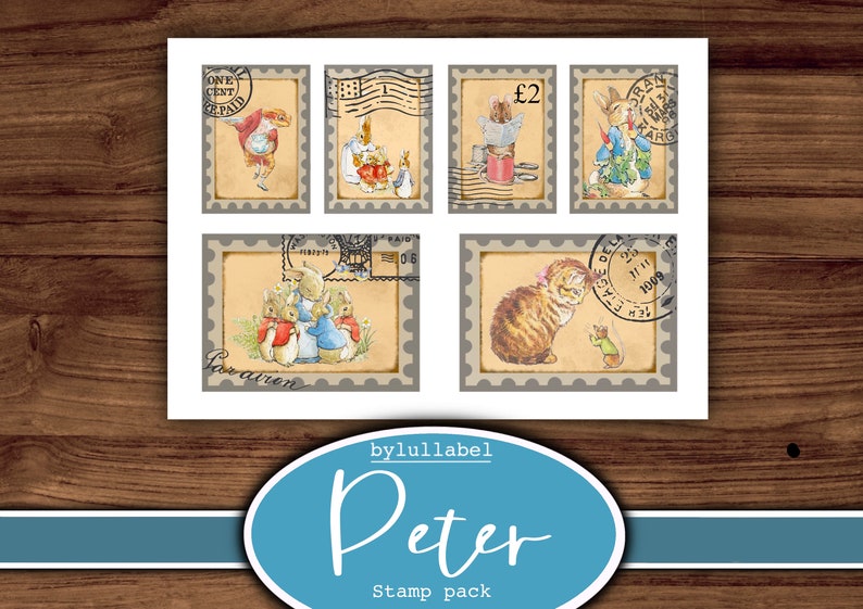 Peter Rabbit and Friends Stamp Pack, Ephemera, Stationary Supplies ...