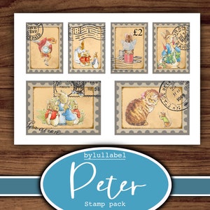 Peter Rabbit and Friends Stamp Pack, Ephemera, Stationary Supplies ...