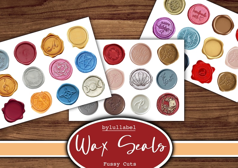 Wax Seal Ephemera: Vintage Style Seals for Junk Journals (digital ...