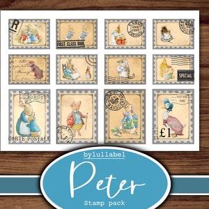 Peter Rabbit and Friends Stamp Pack, Ephemera, Stationary Supplies ...