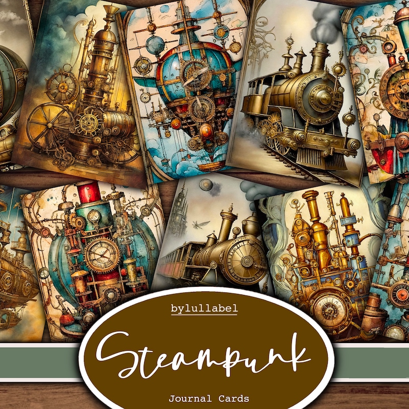 Steampunk Cards - Etsy