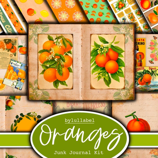 Orange Journal - Etsy