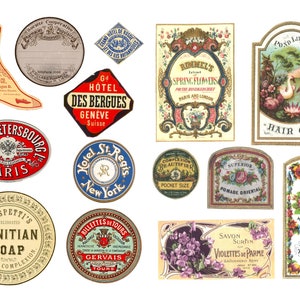 Vintage Labels, Victorian Packaging, Ephemera, Junk Journal, Add One ...