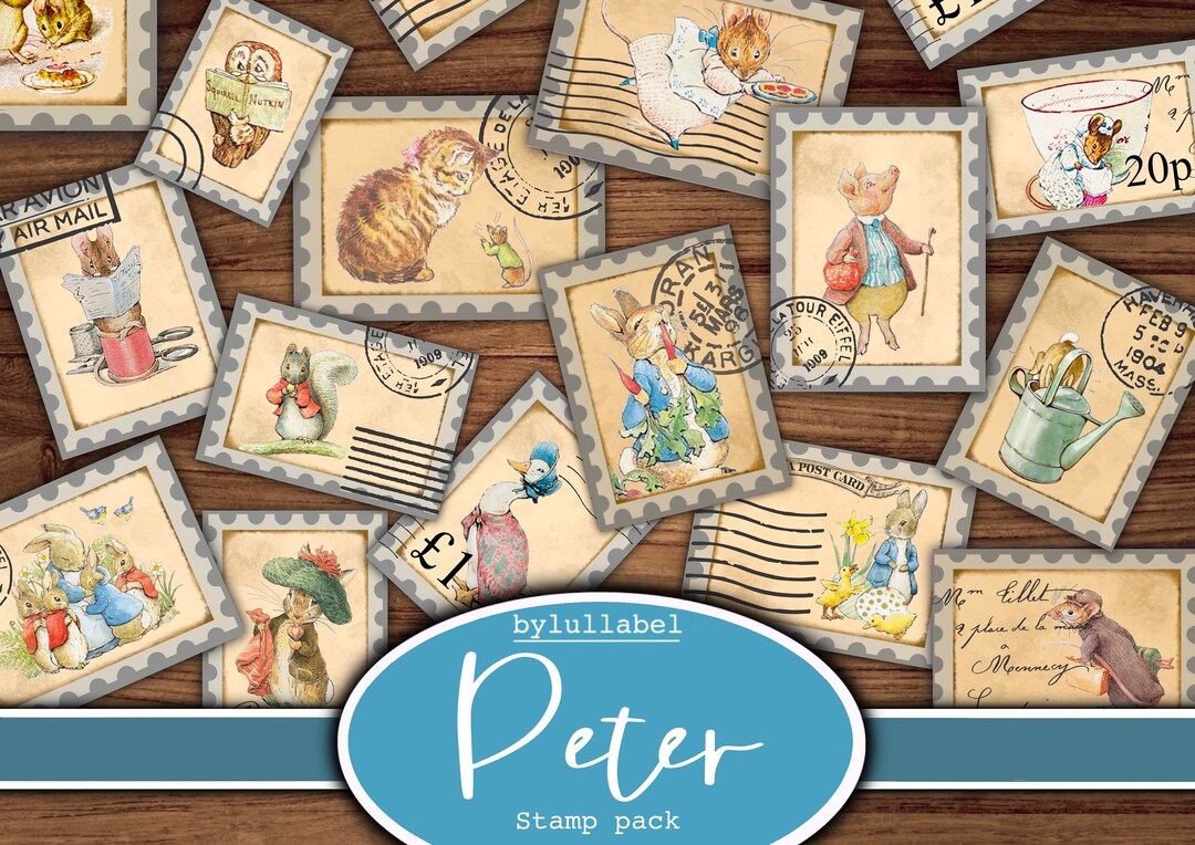 Peter Rabbit and Friends Stamp Pack, Ephemera, Stationary Supplies ...
