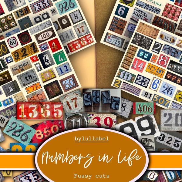 Typewriter Numbers - Etsy