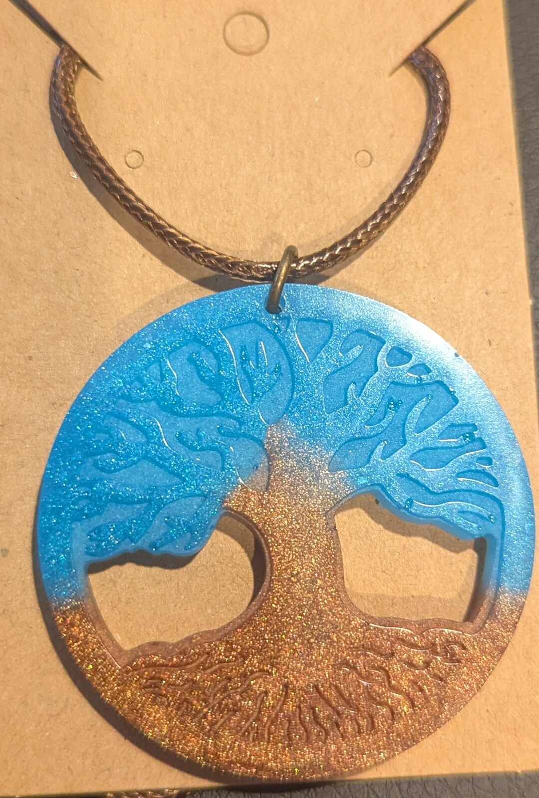 Resin Tree of Life Necklace - Etsy