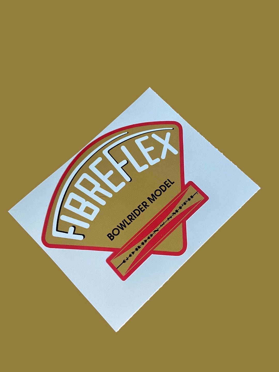 Fibreflex Bowlrider Skateboard Vinyl Sticker Surf Old School - Etsy