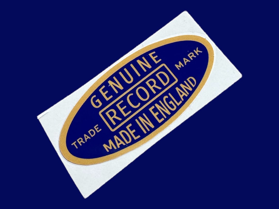 Record Vice Bench Vintage Vinyl Sticker Classic Tool Tools Made in ...