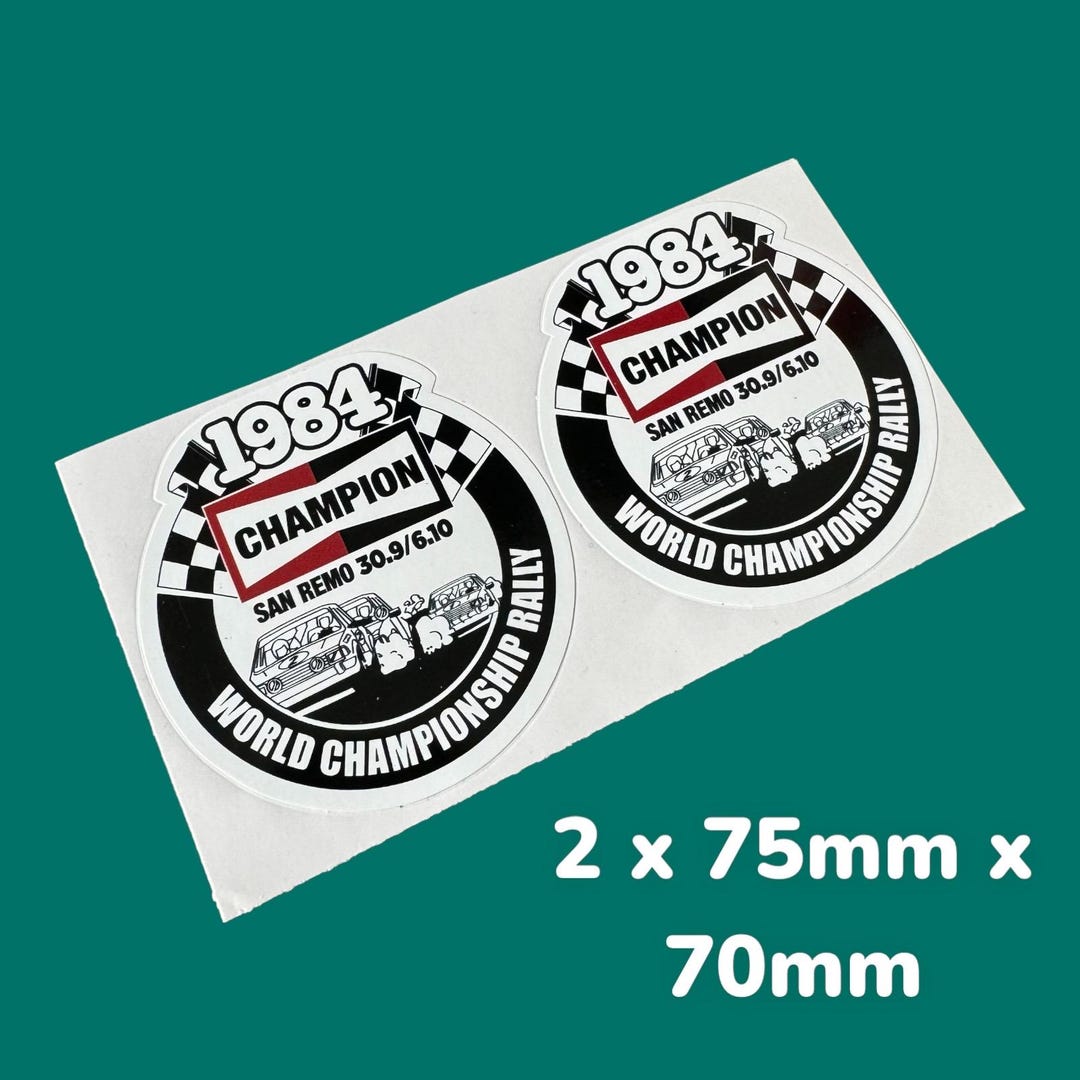 1984 Champion World Rally Championship Opel Ford Vauxhall Rallye ...