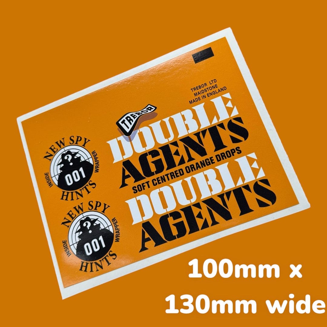 Double Agents Orange Flavour Vintage Sweet Wrapper Classic Vinyl Cover ...