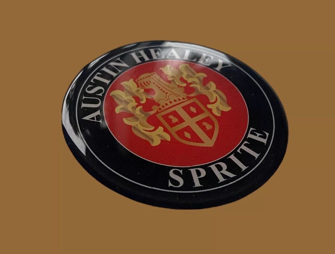 40mm Austin Healey Sprite Resin 3D Gel Stick on Badge Classic Vintage ...