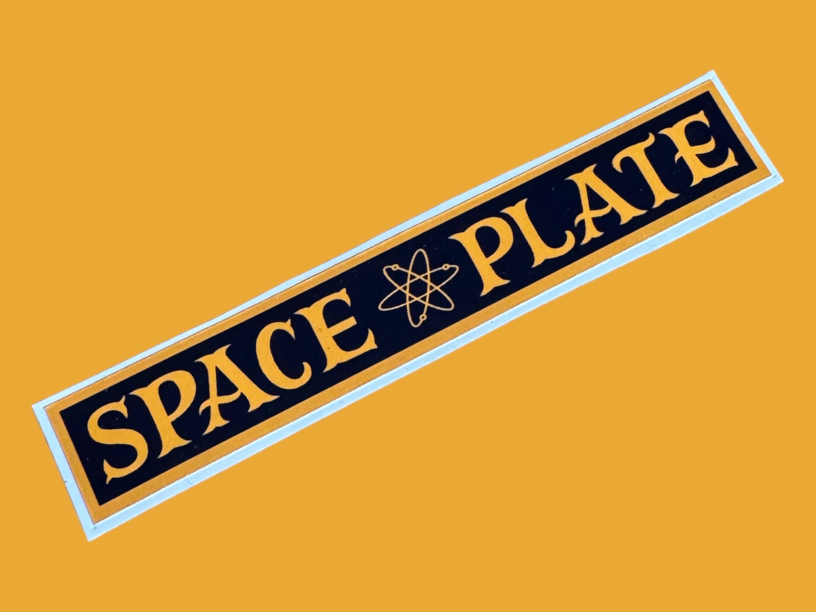 Space Plate Vinyl Sticker Graphic Decals for Skateboard Car Bike Window ...