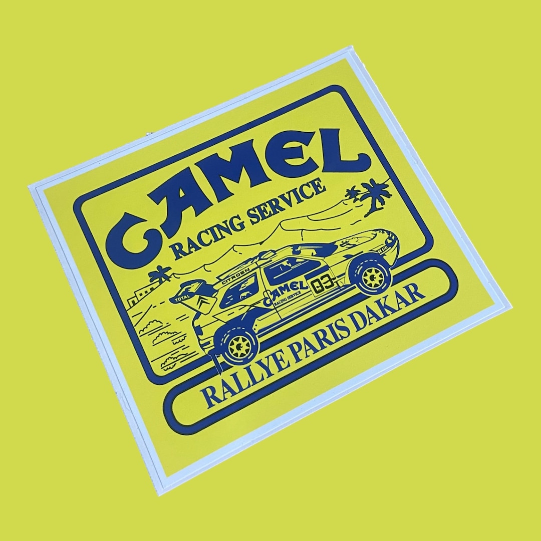 Camel Racing Rally Vinyl Sticker Period off Road Ralley - Etsy