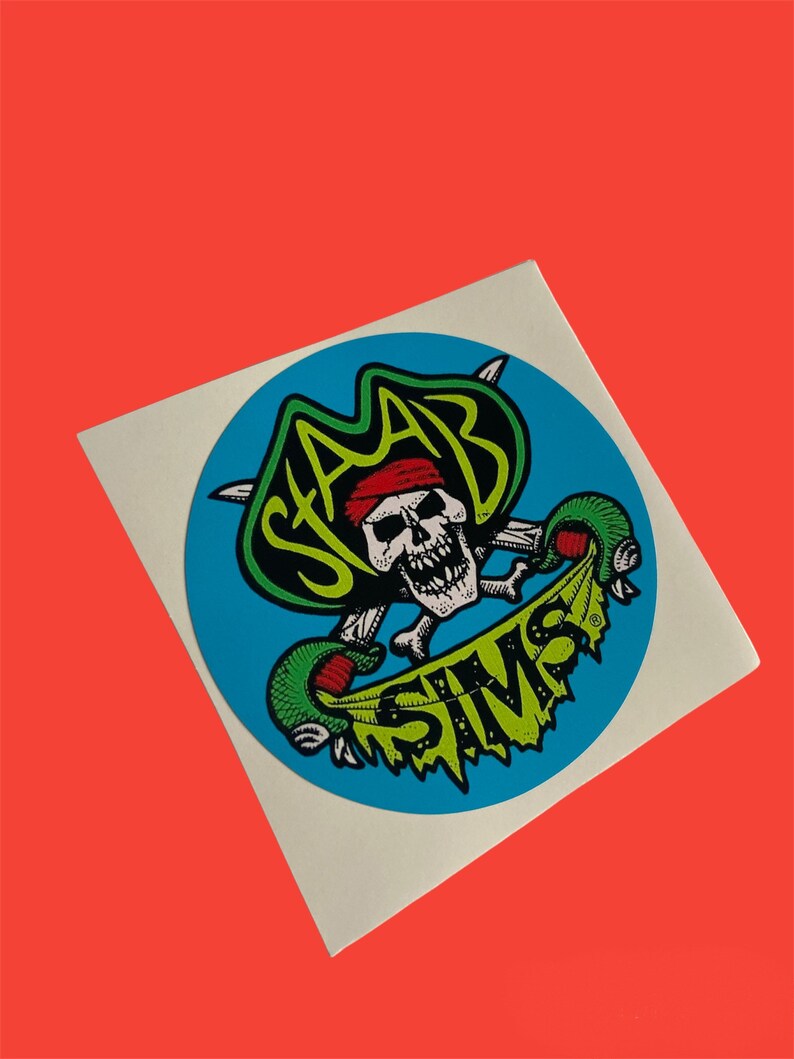 Sims Staab Skateboard Sticker Old School Vintage Classic 70s | Etsy
