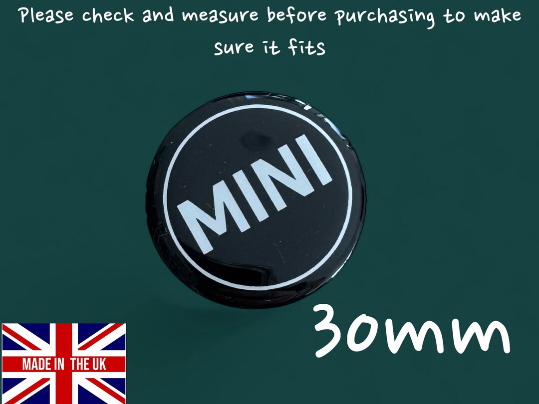 30mm MINI Resin 3D Gel Stick on Badge Classic or Modern Bonnet - Etsy