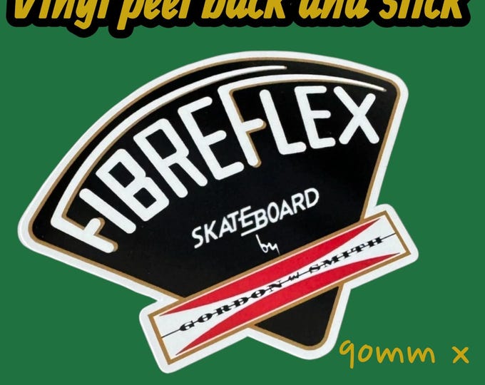 Fibreflex Skateboard Vinyl Sticker Surf Old School - Etsy