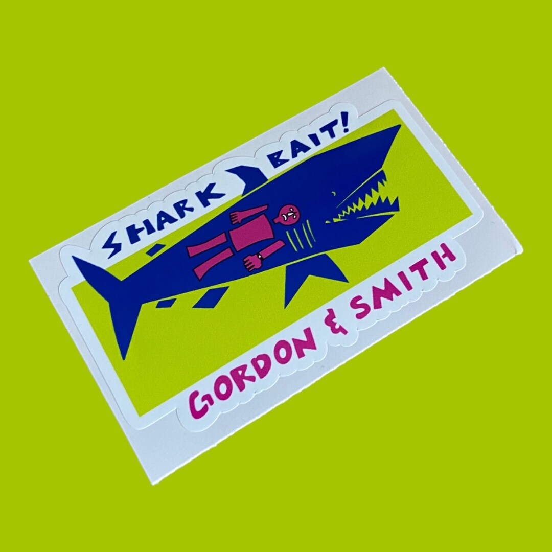 G&S Shark Bait Skateboard Vinyl Sticker Classic Vintage Retro ...