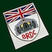 BRDC British Racing Drivers Club Sport Motoring Vinyl Sticker Classic Car Badge - Etsy
