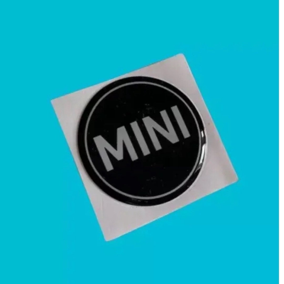 42mm MINI Resin 3D Gel Stick on Badge Classic or Modern Bonnet R50 R52 ...