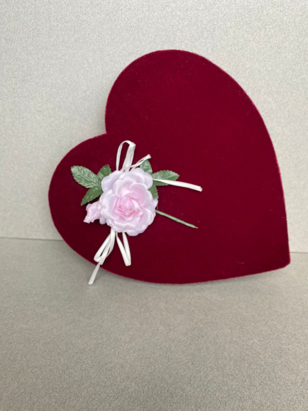 Vintage See’s Candy Valentines Box Heart Shaped Velvet - Etsy