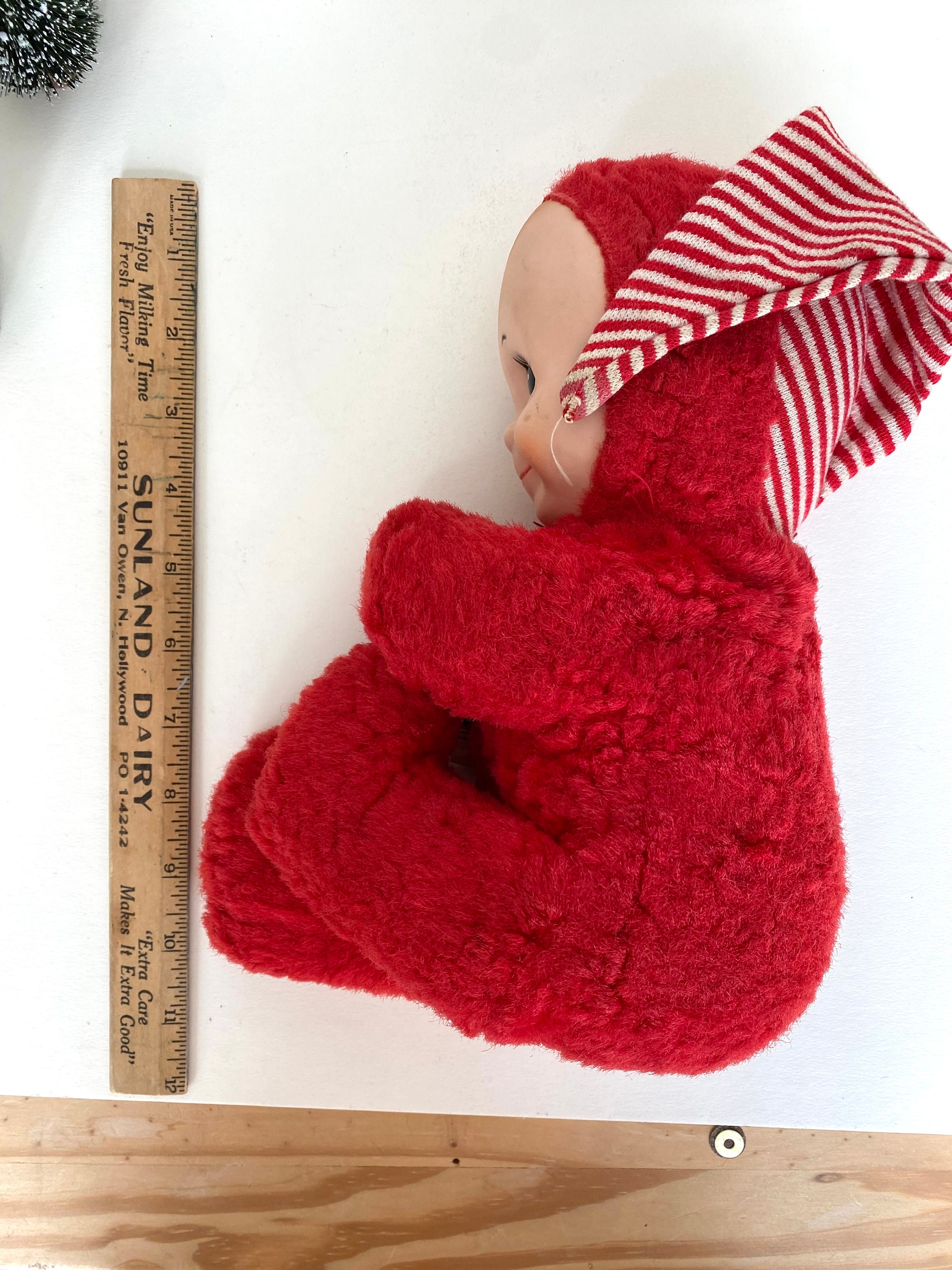 The Cutest Mid Century Knickerbocker Plush Kewpie in Pjs - Etsy