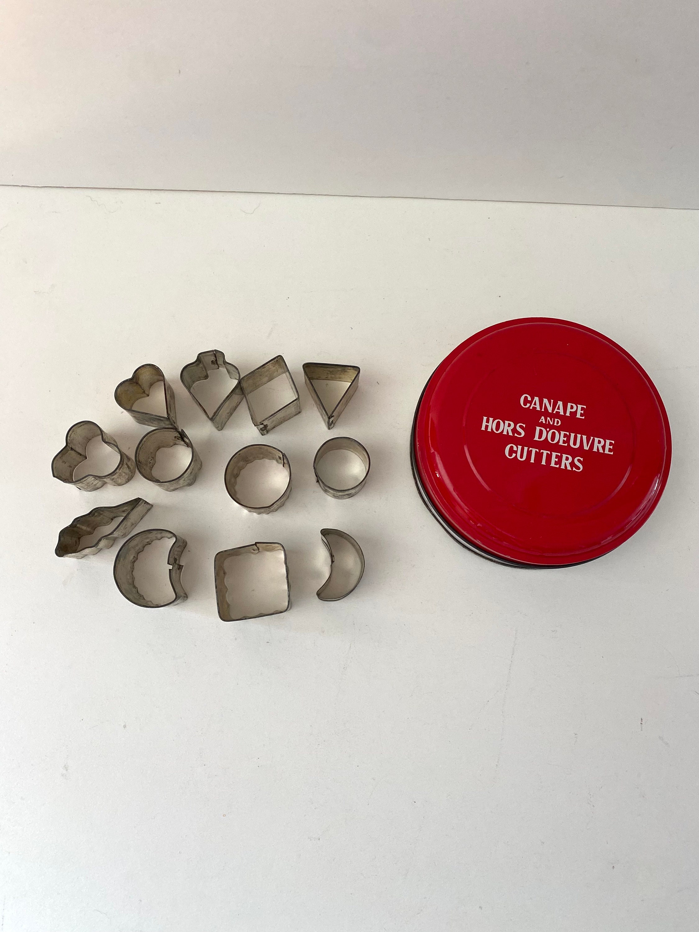 Vintage Canape & Hors Doeuvre Cutters made in Japan - Etsy