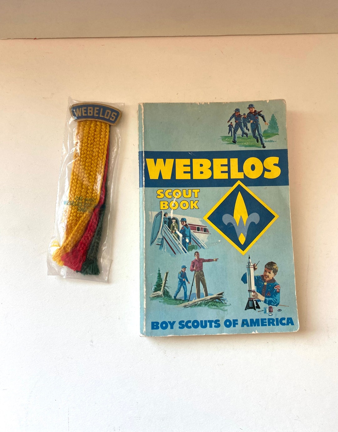 Vintage Weblos Boy Scout Cub Scouts Book & Pennant - Etsy
