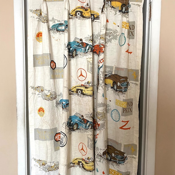 Vintage Car Fabric - Etsy