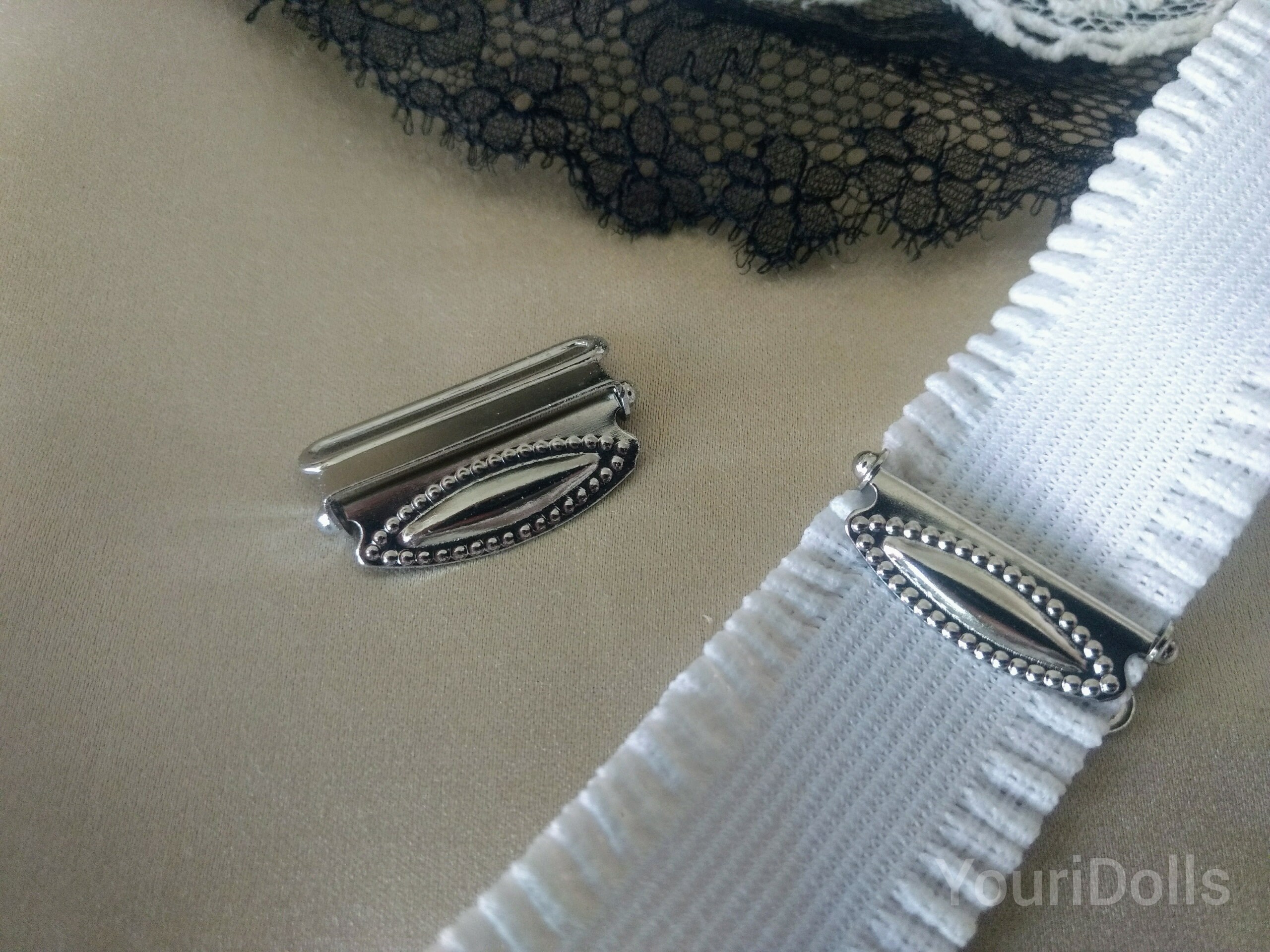 12pcs X 24mm Corset or Girdle Suspender Slider Clip - Etsy