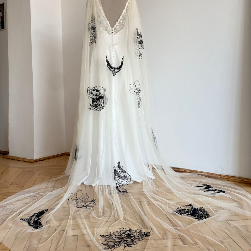 Wedding Veil Tattoo - Etsy UK