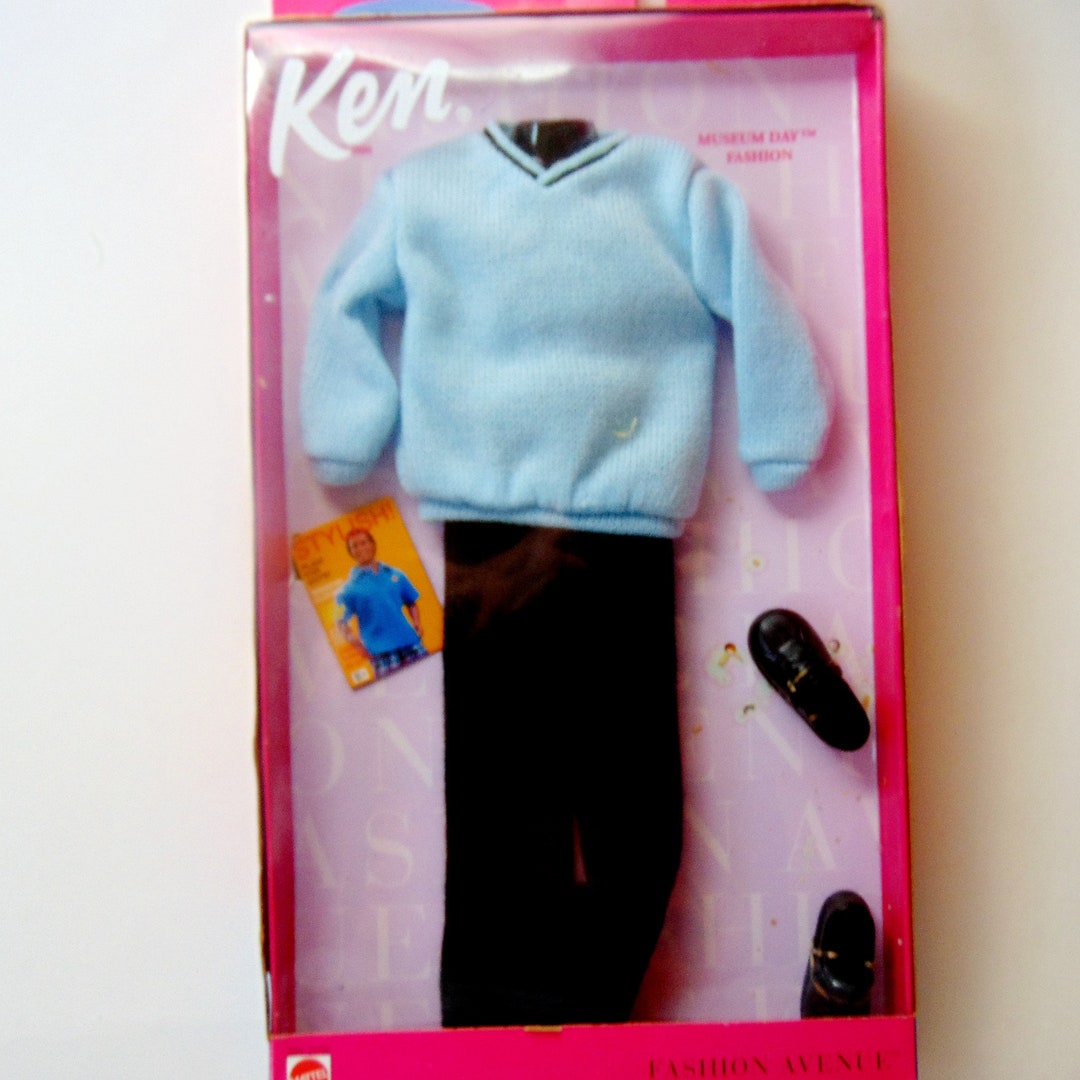 Ken Doll Fashion Avenue New in Box, Ken Doll Museum Date Sweater Outfit ...