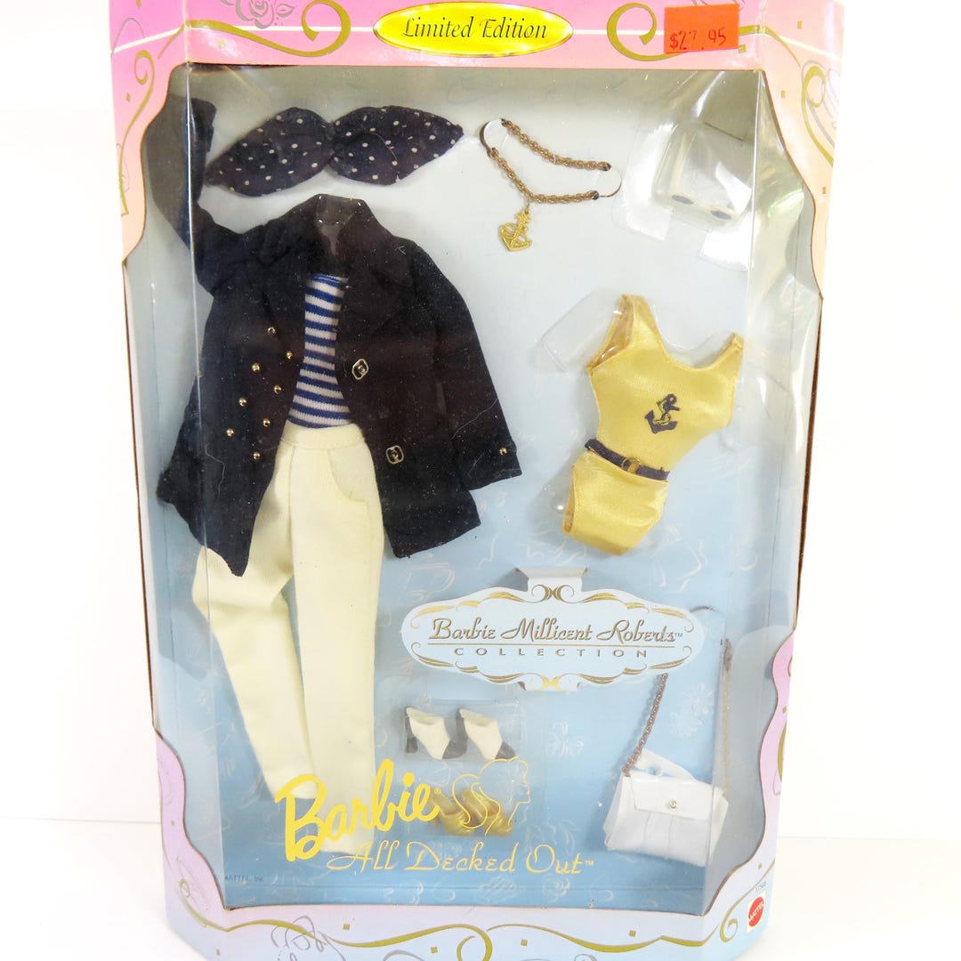 Barbie Millicent Roberts All Decked Out, 1997 BMR Sailing Outfit ...