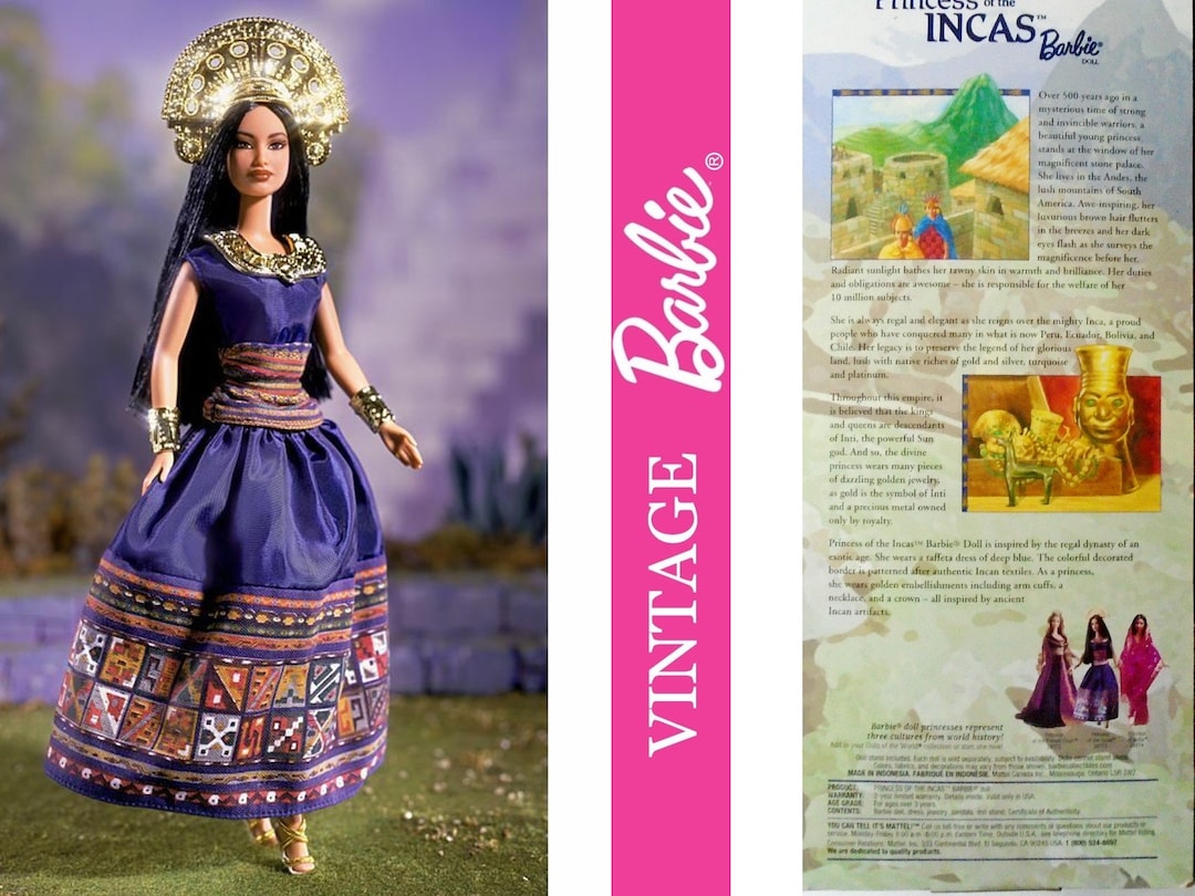 INCA Princesses of the World Barbie Doll, NRFB Princess of the Incas ...