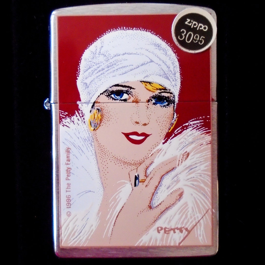 Zippo Pin up Petty Girl Lighter by George Petty, Gift for Him, Vintage ...
