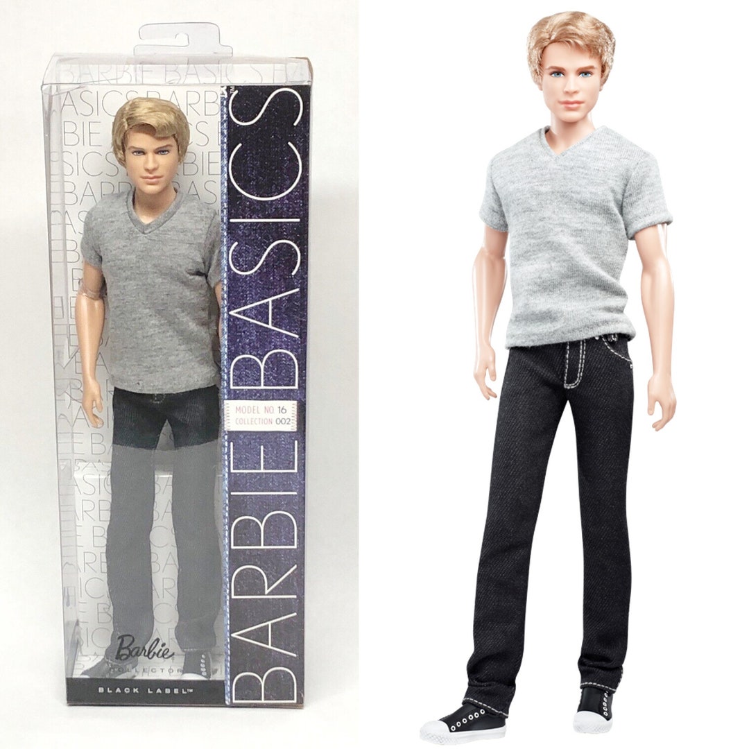 Barbie Basics Denim Ken Model Doll NRFB, Barbie® BASICS Black Label Ken ...