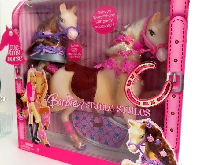 Barbie Stable Styles NIB, Dress up Tawny Me & My Horse, Barbie Horse ...