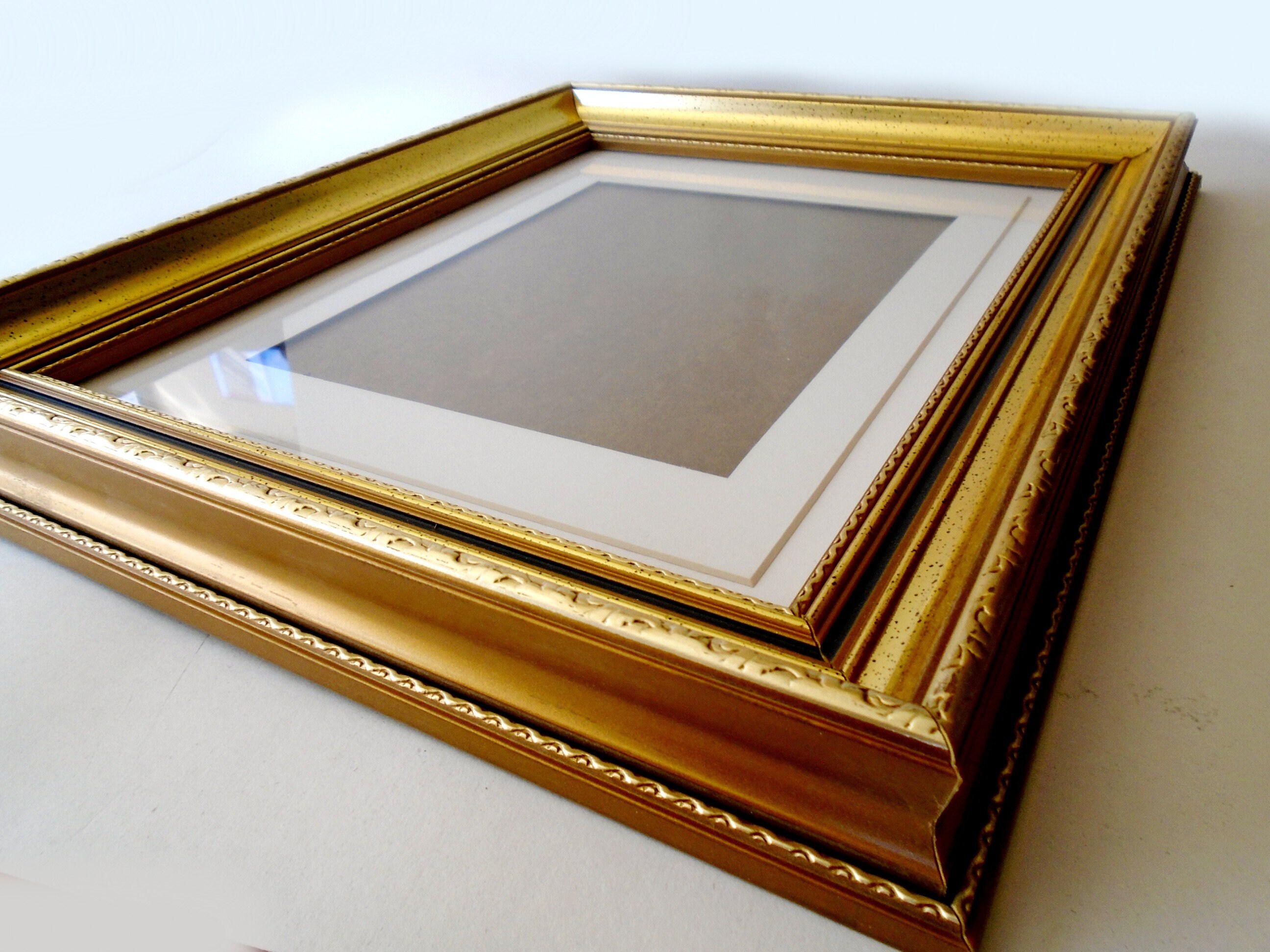 Vintage Gilt Wood Matted Gallery Wall Frame 18X15 Ornate Gold - Etsy