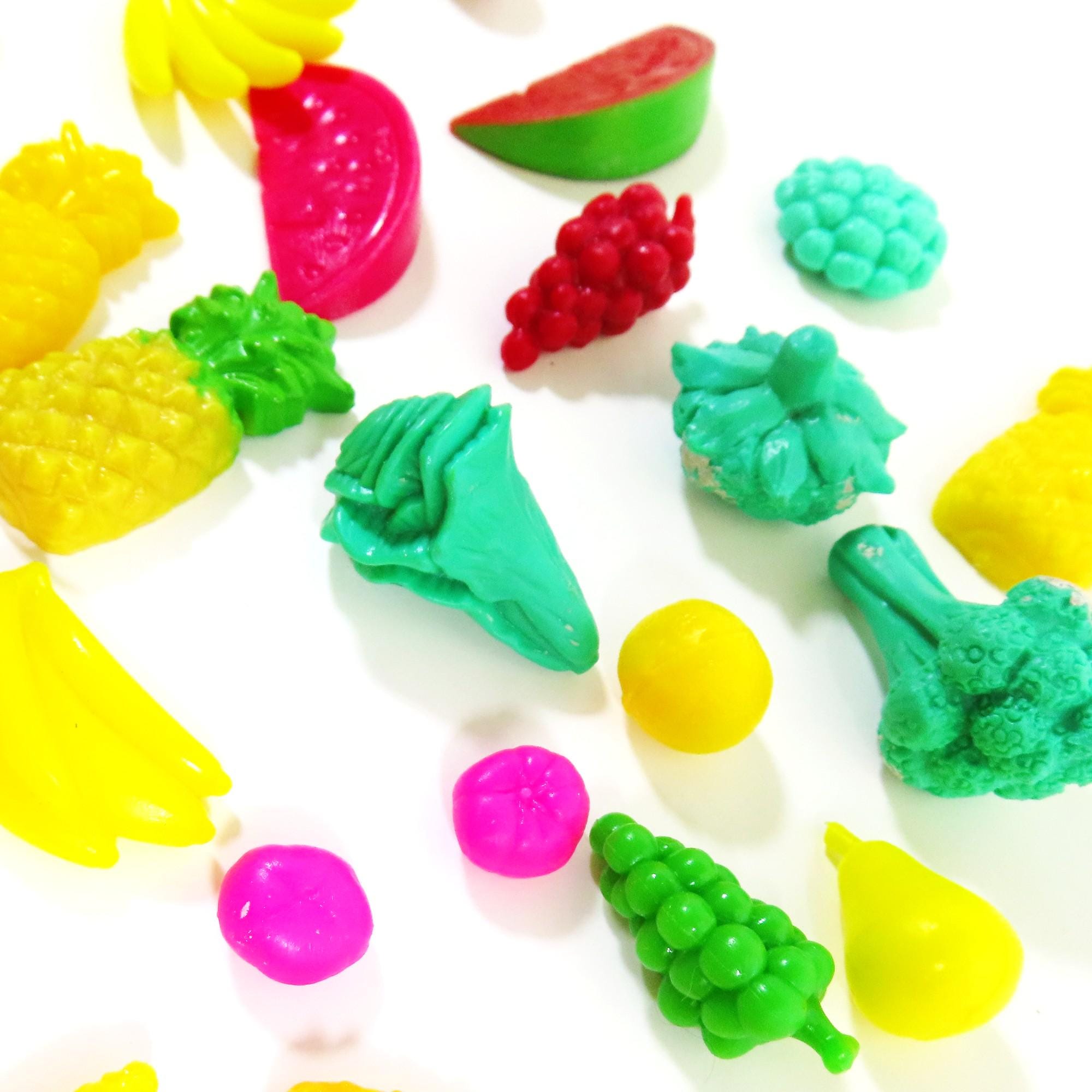 1:6 SCALE Plastic Fruits and Vegetables 20+ Pieces, Barbie + Unbranded ...