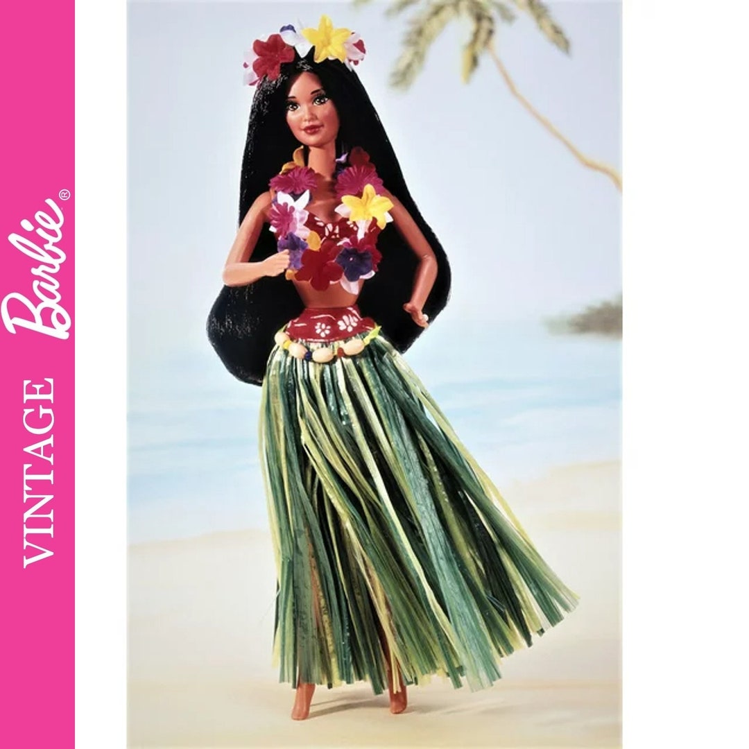 Dolls of the World POLYNESIAN Barbie Doll, Luau Traditional Polynesian ...