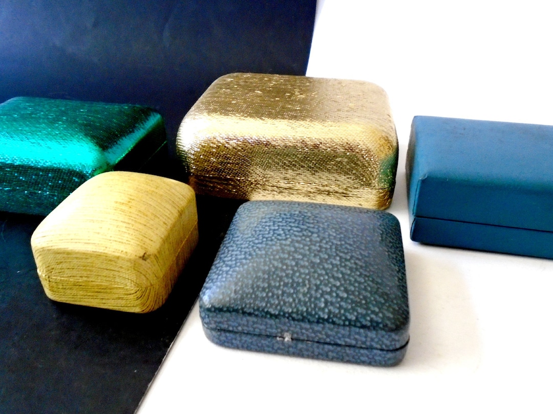 Vintage Assortment Jewelry Presentation Boxes, Lot of 5 Presentation ...