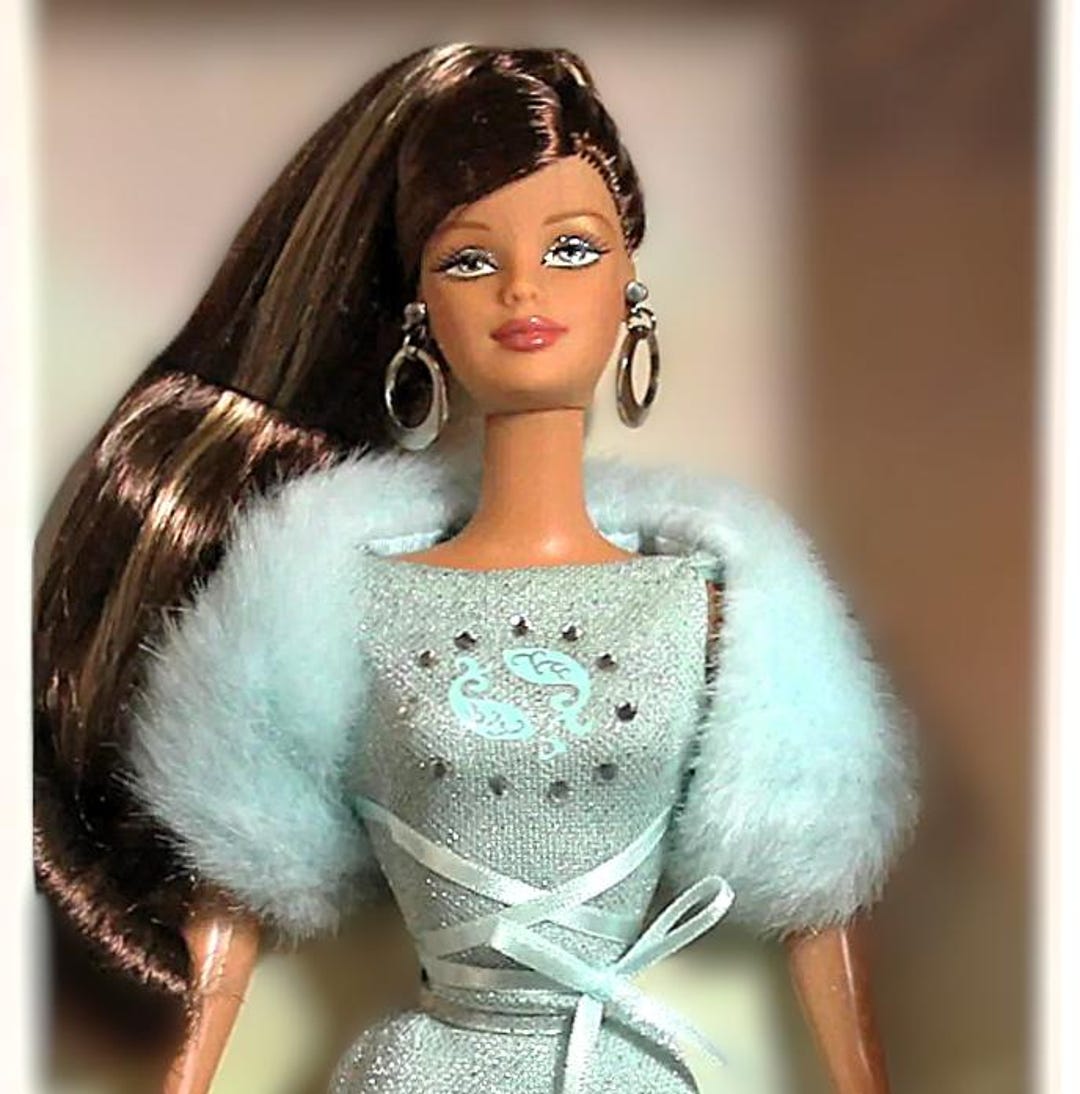 Zodiac Barbie Doll, New in Original Box, Pink Label Pisces Barbie Doll ...