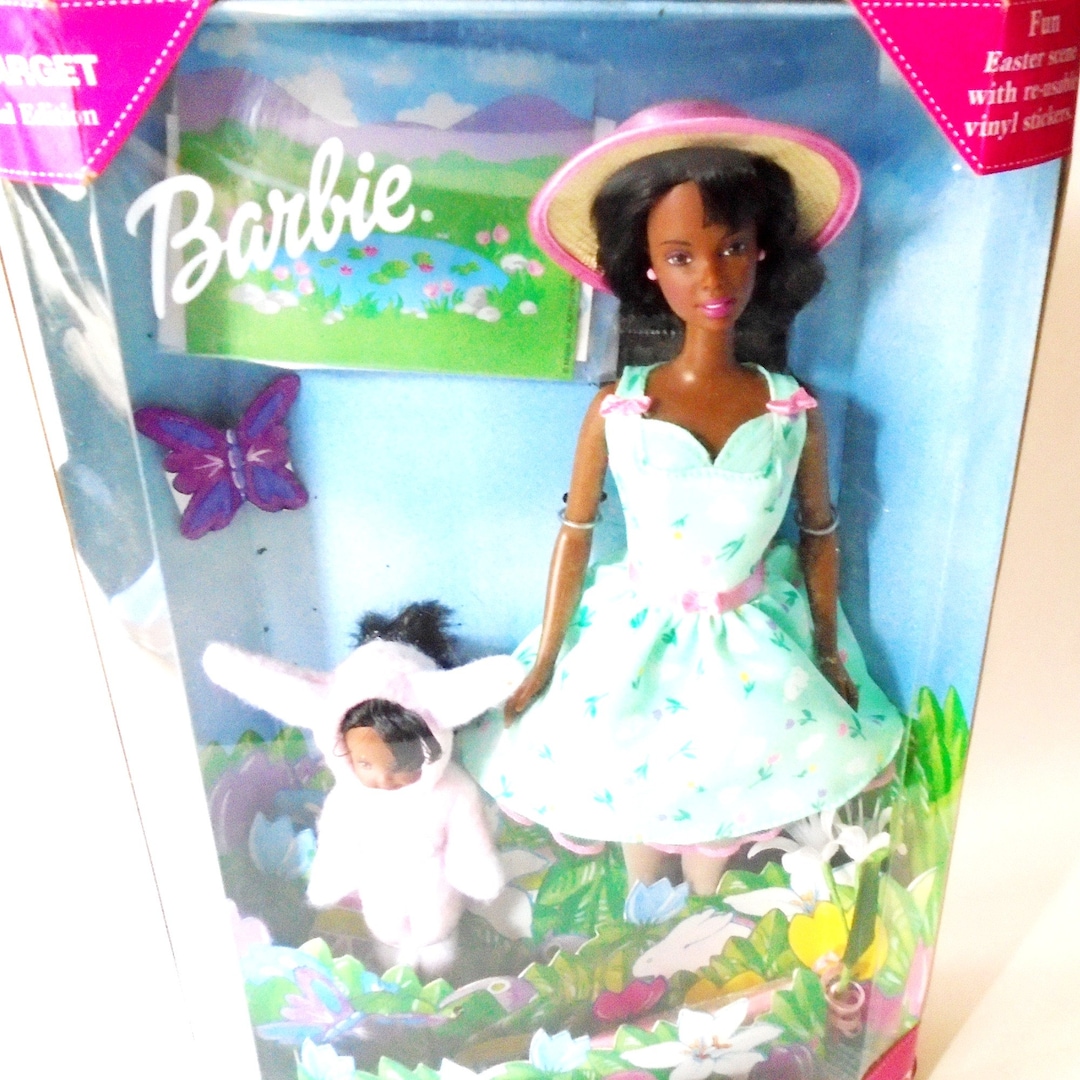 Easter Barbie and Kelly, New in Box, African American Barbie and Kelly ...